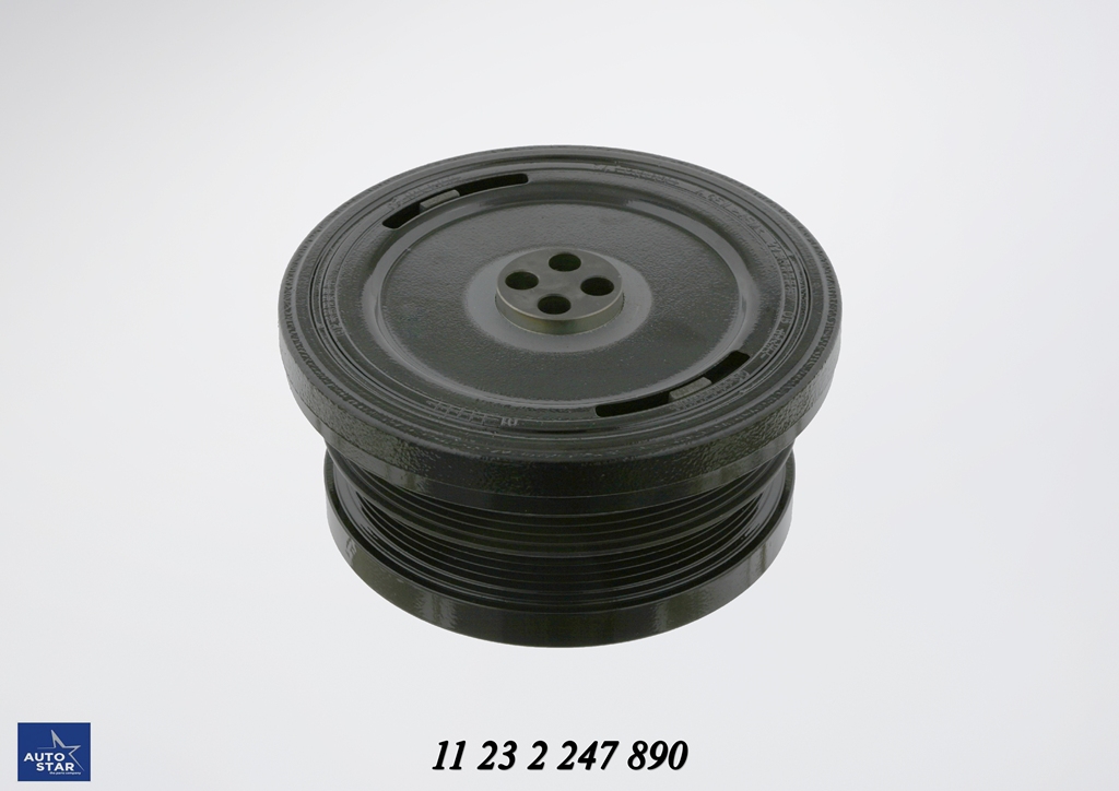 BMW E46 Sedan 330d Engine: Vibration Damper Pulley - BMW 3 / 5 / X5 ...
