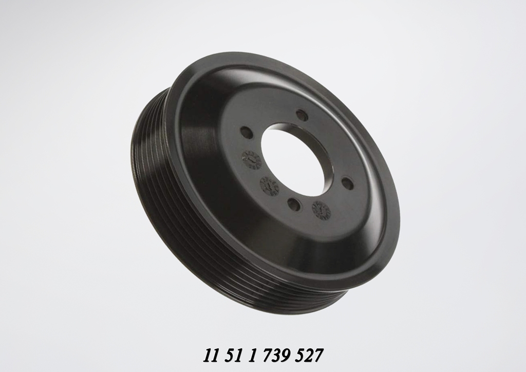 BMW E46 Sedan 318i Cooling: Water Pump Pulley - BMW - E36 / E46 3 ...
